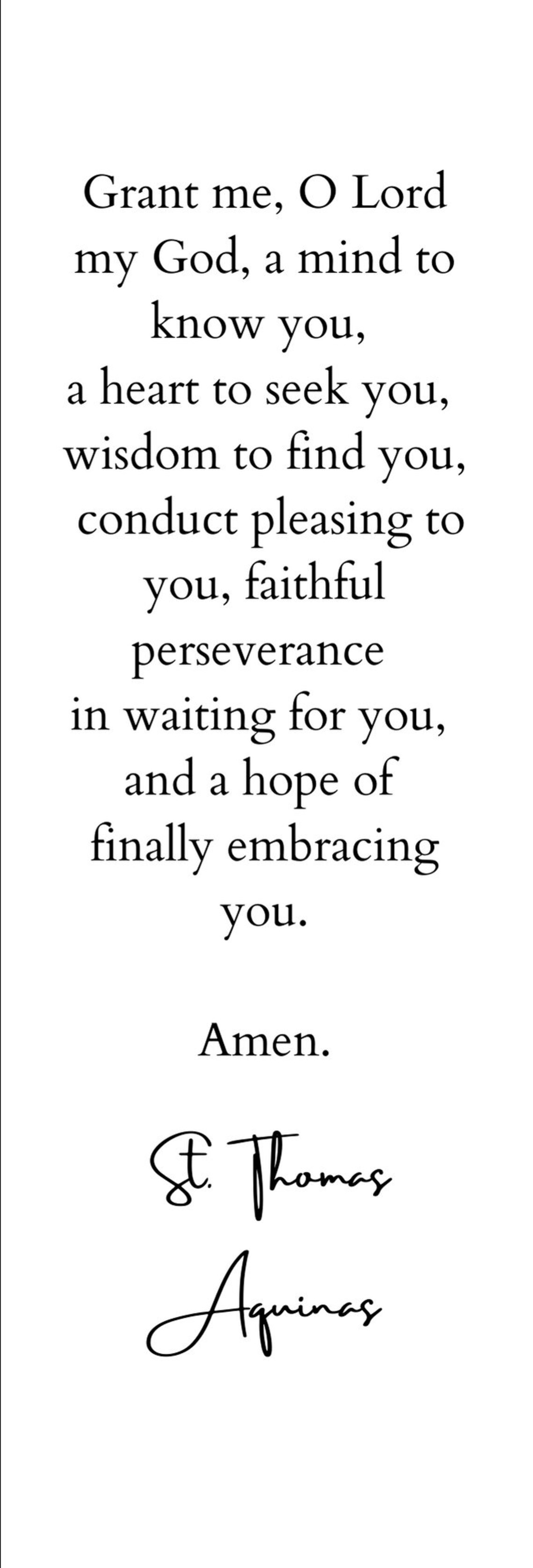 Printable Catholic Bookmark - St Thomas Aquinas and St Ephraim the ...