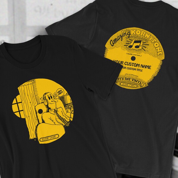 Vinyl Record Shirt - Etsy