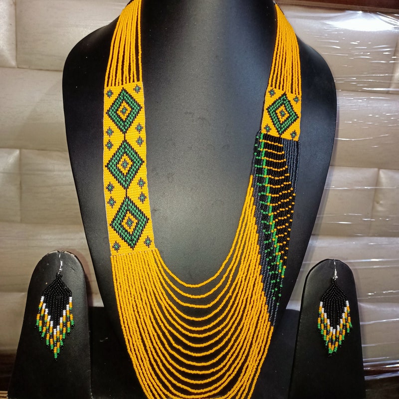 African Jewelry Set - Etsy