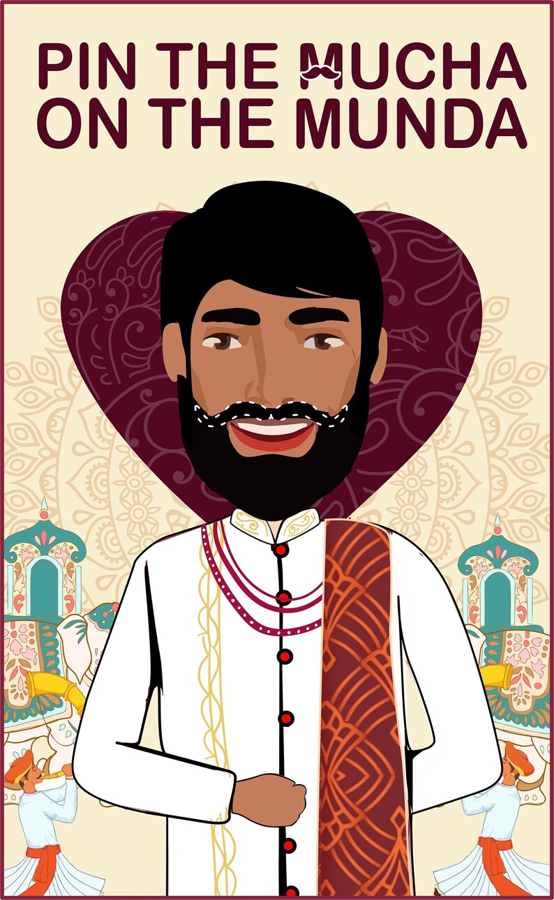 Pin the Mucha on the Munda - Etsy