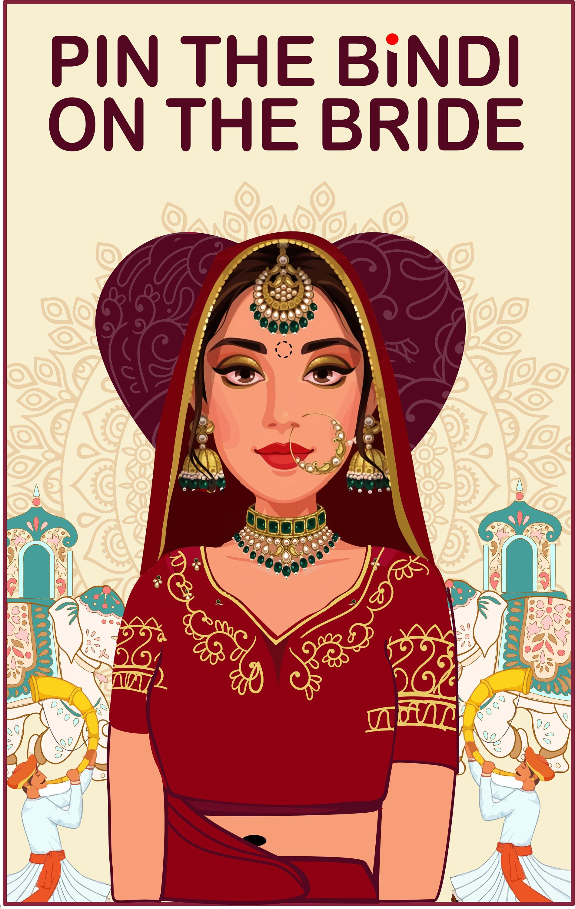 Pin the Bindi on the Bride | Etsy UK