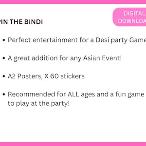 Pin the Bindi on the Bride- Desi Event Game (DIGITAL) - Etsy