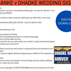 Punjabi Wedding Sign: Nanke Vs Dhadke, Jago Entrance (digital Download ...