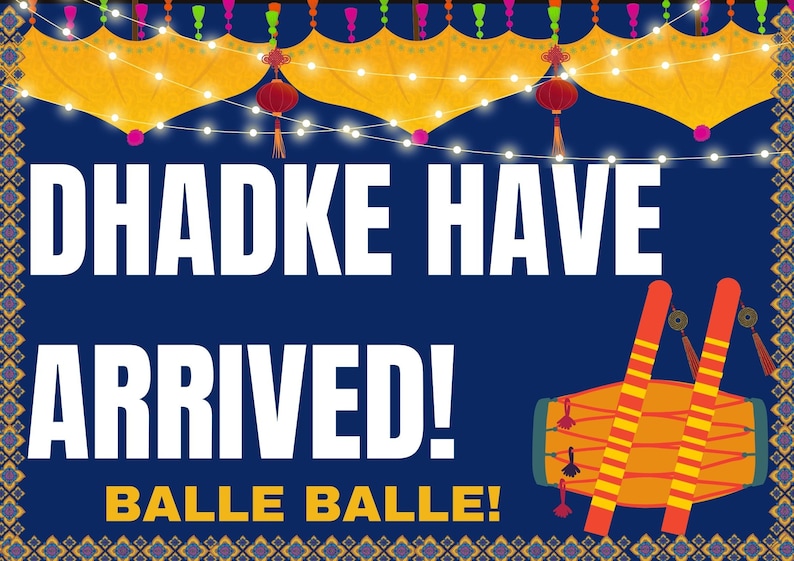 Punjabi Wedding Sign: Nanke Vs Dhadke, Jago Entrance (digital Download ...