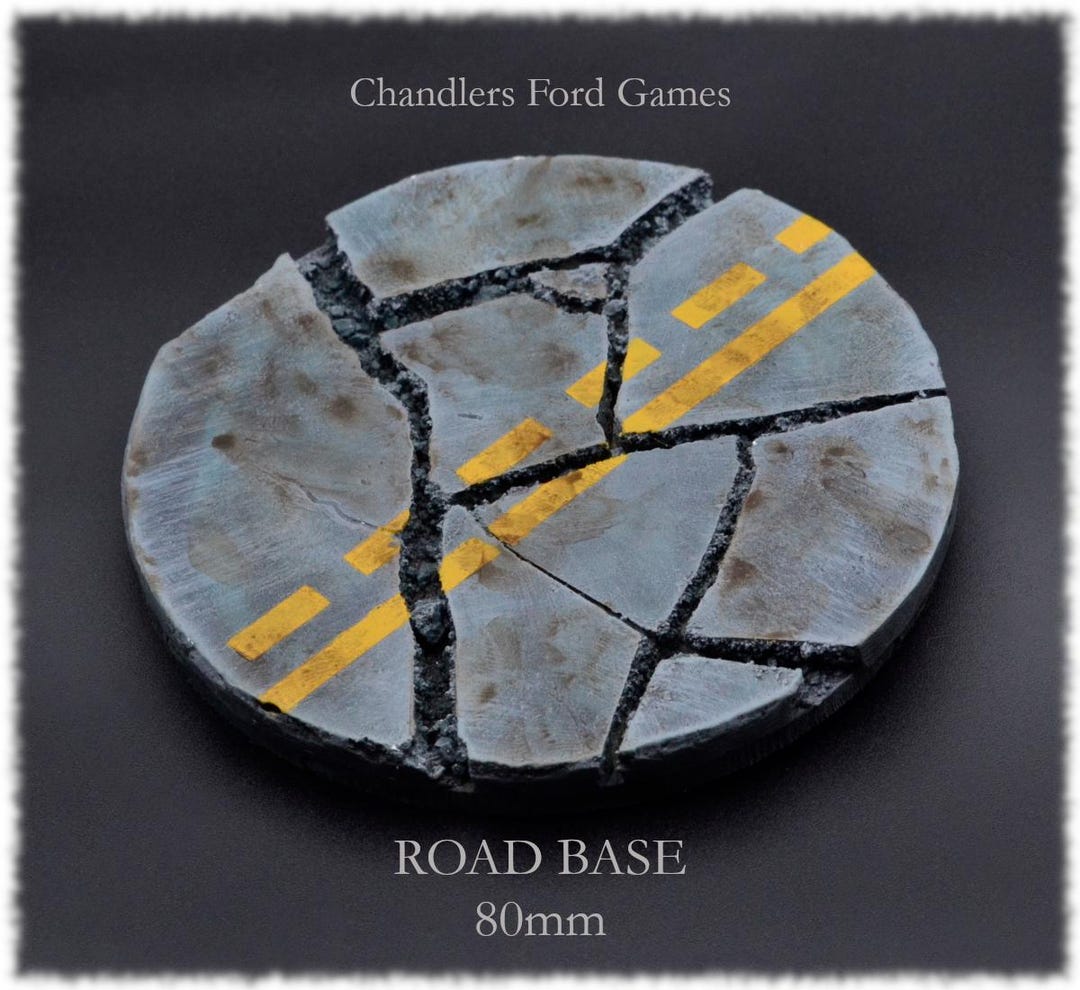 Miniature Base | Road Base | 80mm X 1 | 40000 Dnd Wargaming AOS Custom ...