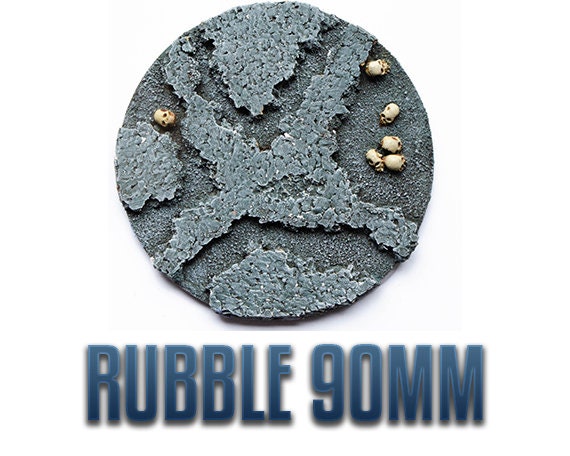 Miniature Base 90mm X 1 Rock Rubble Bases Dnd 40000 | Etsy