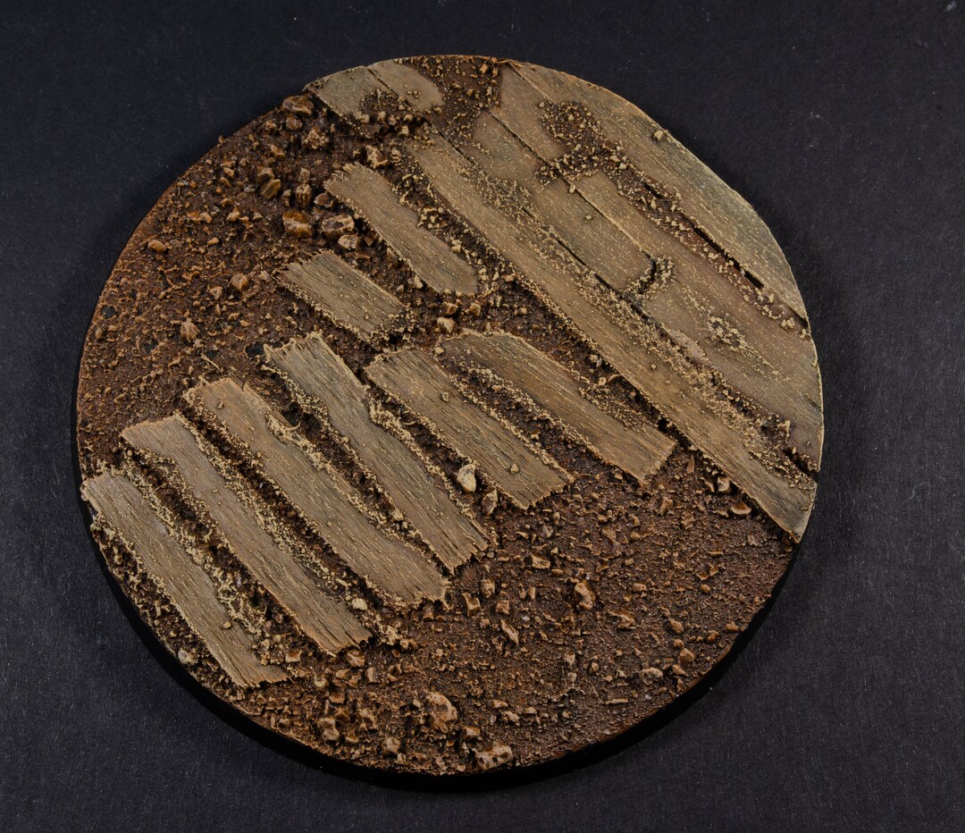 Miniature Base Trench Base 80mm X 1 40000 Dnd Wargaming AOS Custom ...