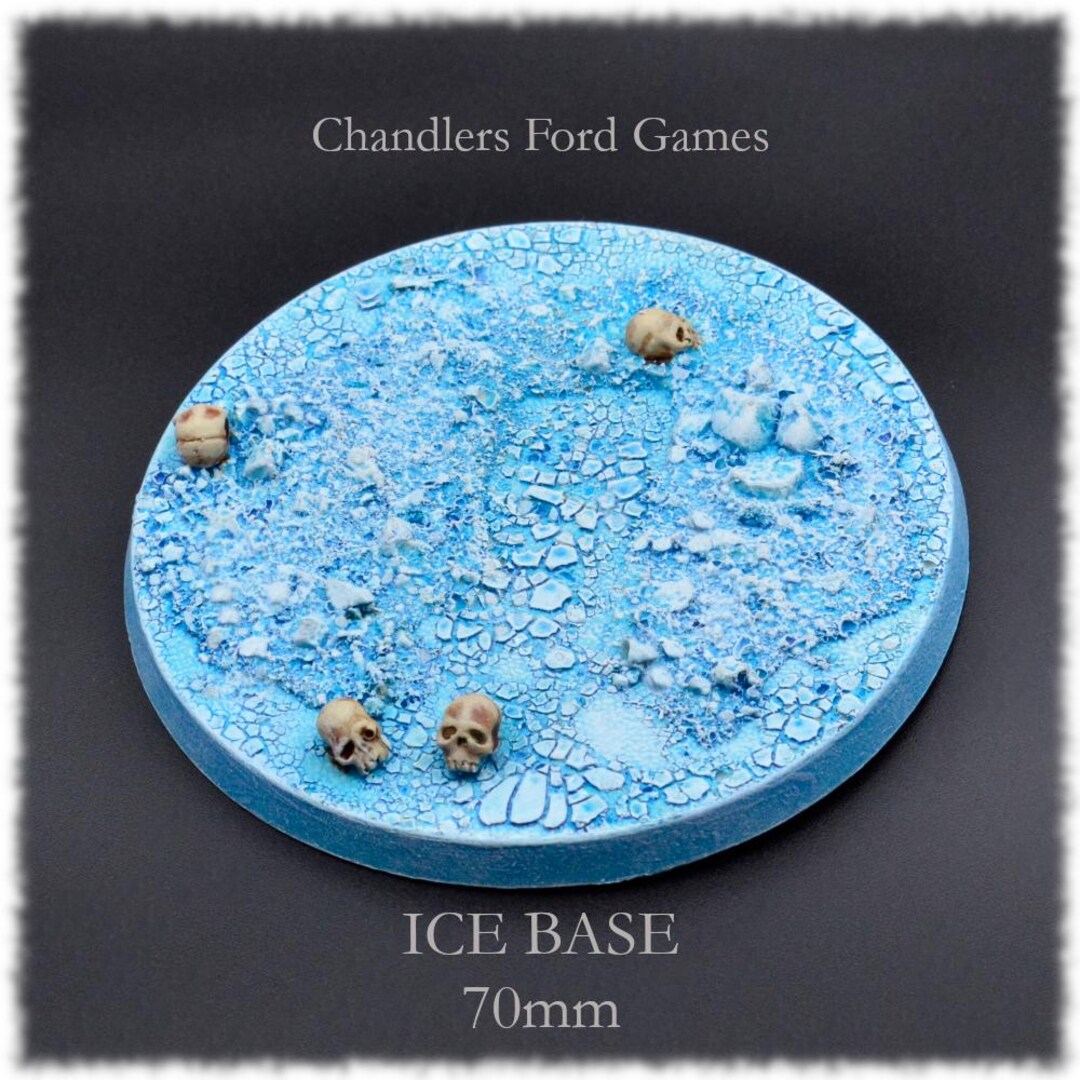 Miniature Base Ice Base 70mm X 1 Dnd 40000 Wargaming AOS Kill Team ...