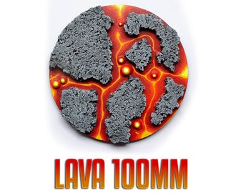 Lava Wargames Base Toppers Miniature Bases - Etsy