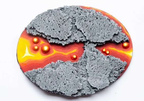 Miniature Base Lava Base 120mm X 1 Oval Dnd 40000 - Etsy