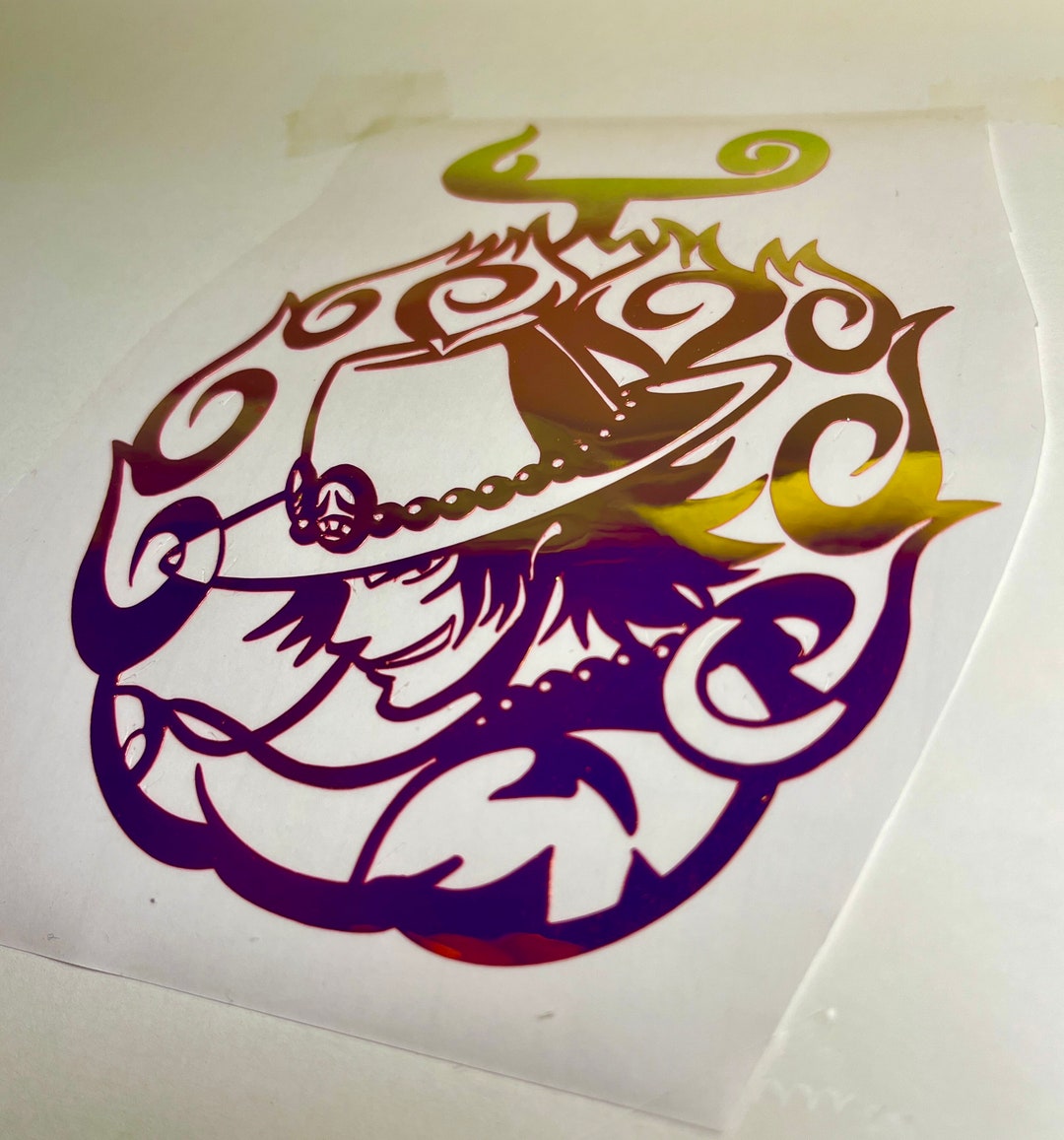 Flame Inspired Devil Fruit Decal for Phones, Cars and More! - Etsy