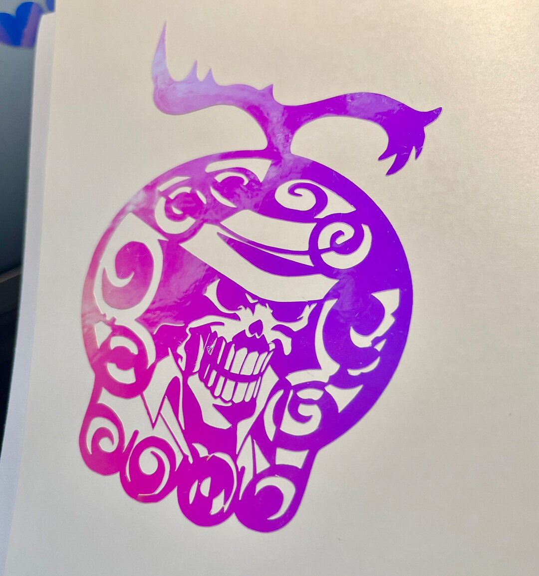 Brook Devil Fruit Holographic Decal - Etsy