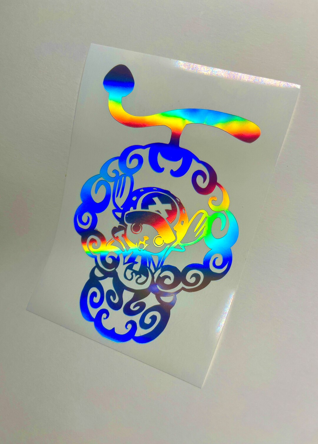 Chopper Devil Fruit Holographic Vinyl Decal for Cars Phones - Etsy
