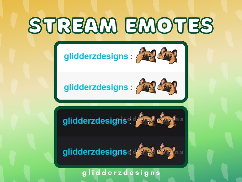 German Shepherd Bongo Animated Emote | German Shepherd Bongo Emote ...