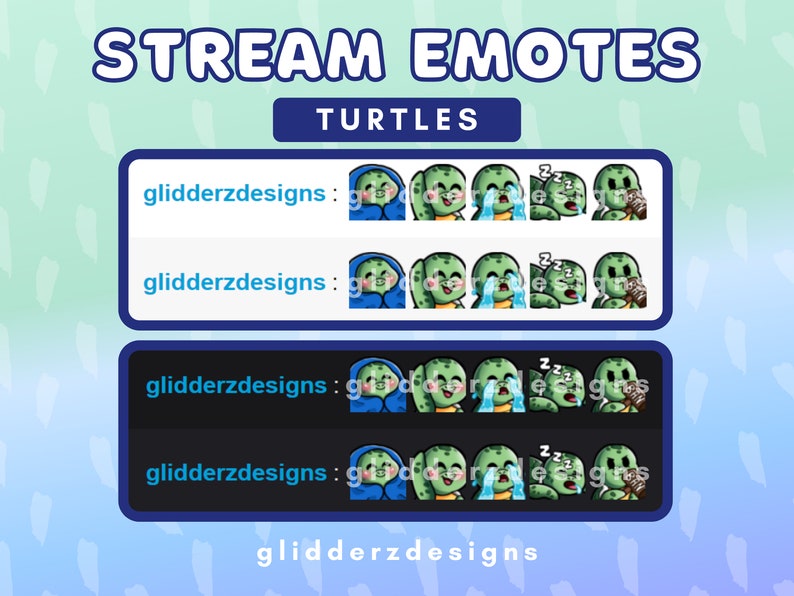 Schildkröte ANIMIERT Emote Twitch Animierte Schildkröte - Etsy.de