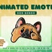 German Shepherd Bongo Animated Emote German Shepherd Bongo Emote ...