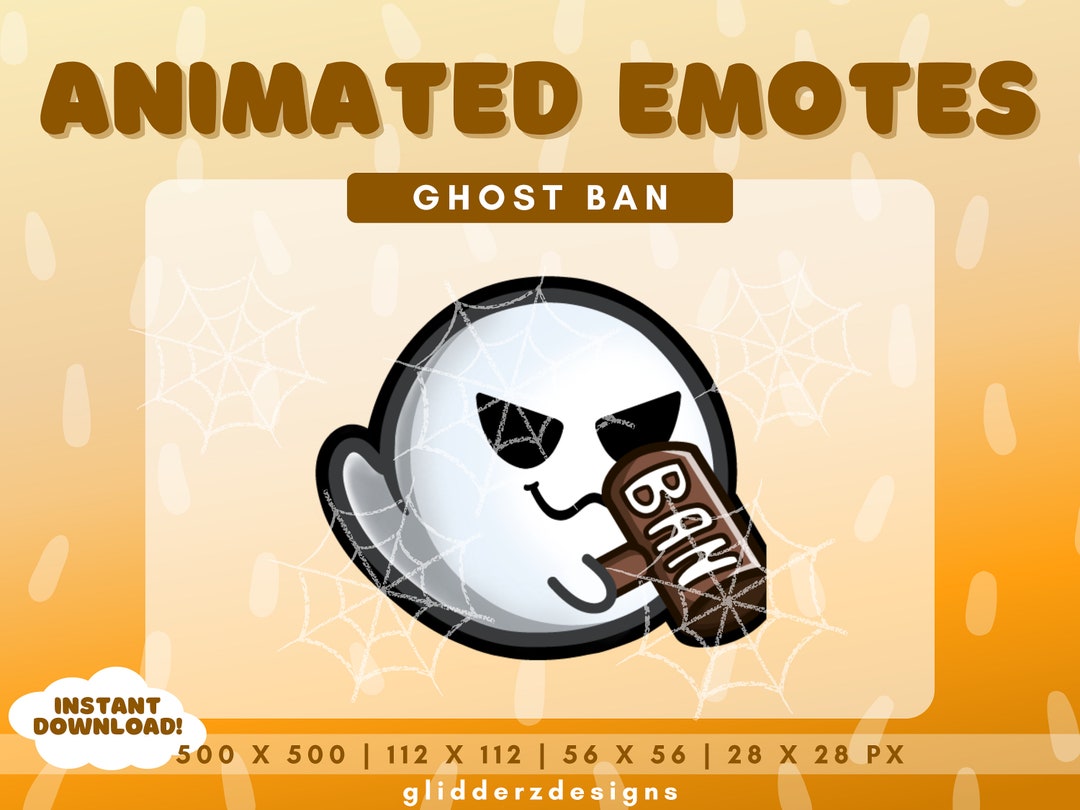 Ban Hammer ANIMATED Emote | Ghost Ban Animated Twitch Emote | Animated ...