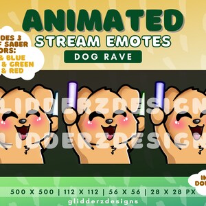 Golden Retriever Rave Emote Animated | Tan Dog Rave Animated Twitch ...