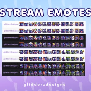 Galaxy Cat Twitch Emote Jumbo Pack 3 | Galaxy Cat Emotes | 25 Galaxy ...