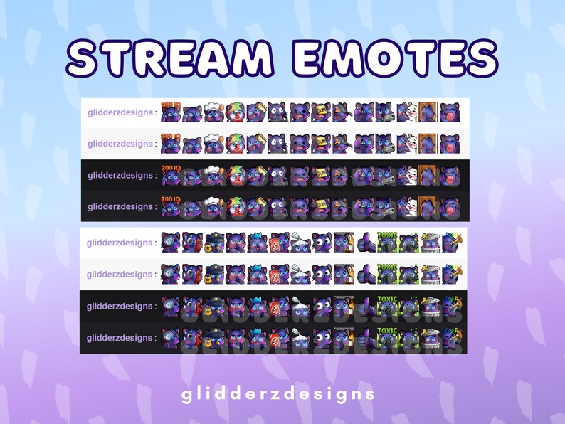 Galaxy Cat Twitch Emote Jumbo Pack 3 | Galaxy Cat Emotes | 25 Galaxy ...