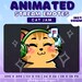 Cat Jam Emote Animated Jam Twitch Emote Animated Cat Music Emote ...