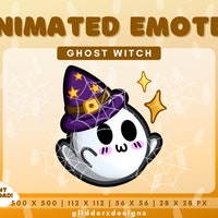 Kawaii Pixel Ghost Emote Set for Twitch Stream | Premade Twitch Emotes ...