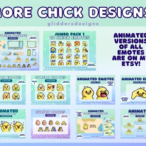Chick Overlays Twitch ANIMATED | Animated Twitch Chick Overlay | Spring ...