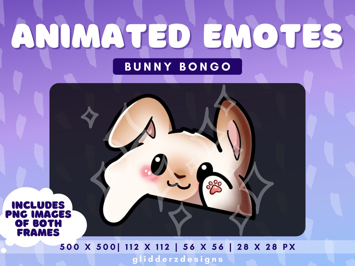 Tan Bunny Bongo Emote Animated | Bunny Bongo Animated Emote | Tan ...