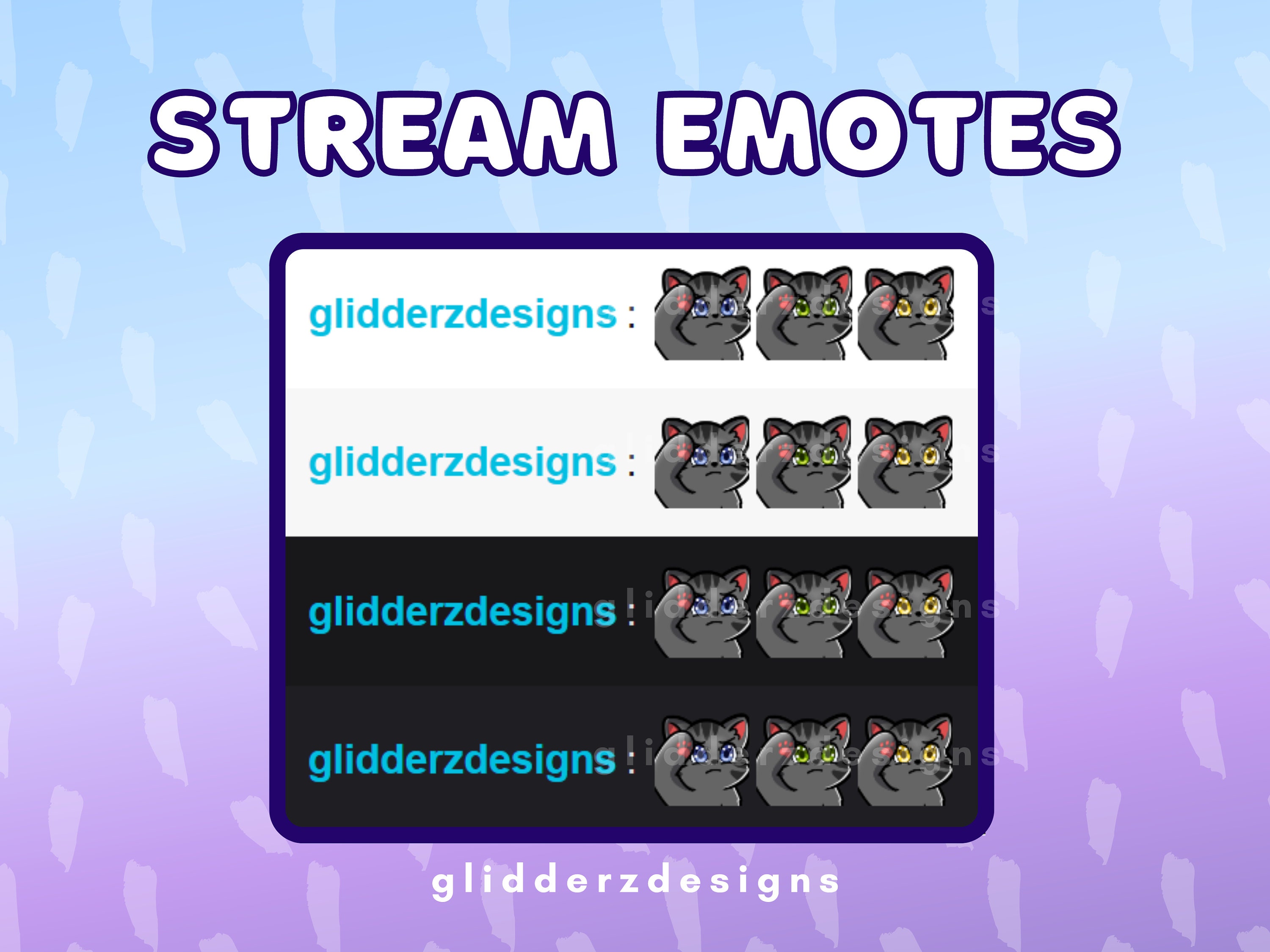 Gray Cat Salute Animated Emote Gray Cat Animated Emote - Etsy