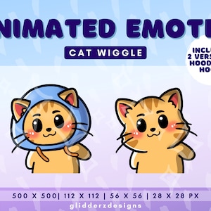 Orange Cat Wiggle Twitch Emote Animated | Wiggle Cat Emote | Wiggle ...