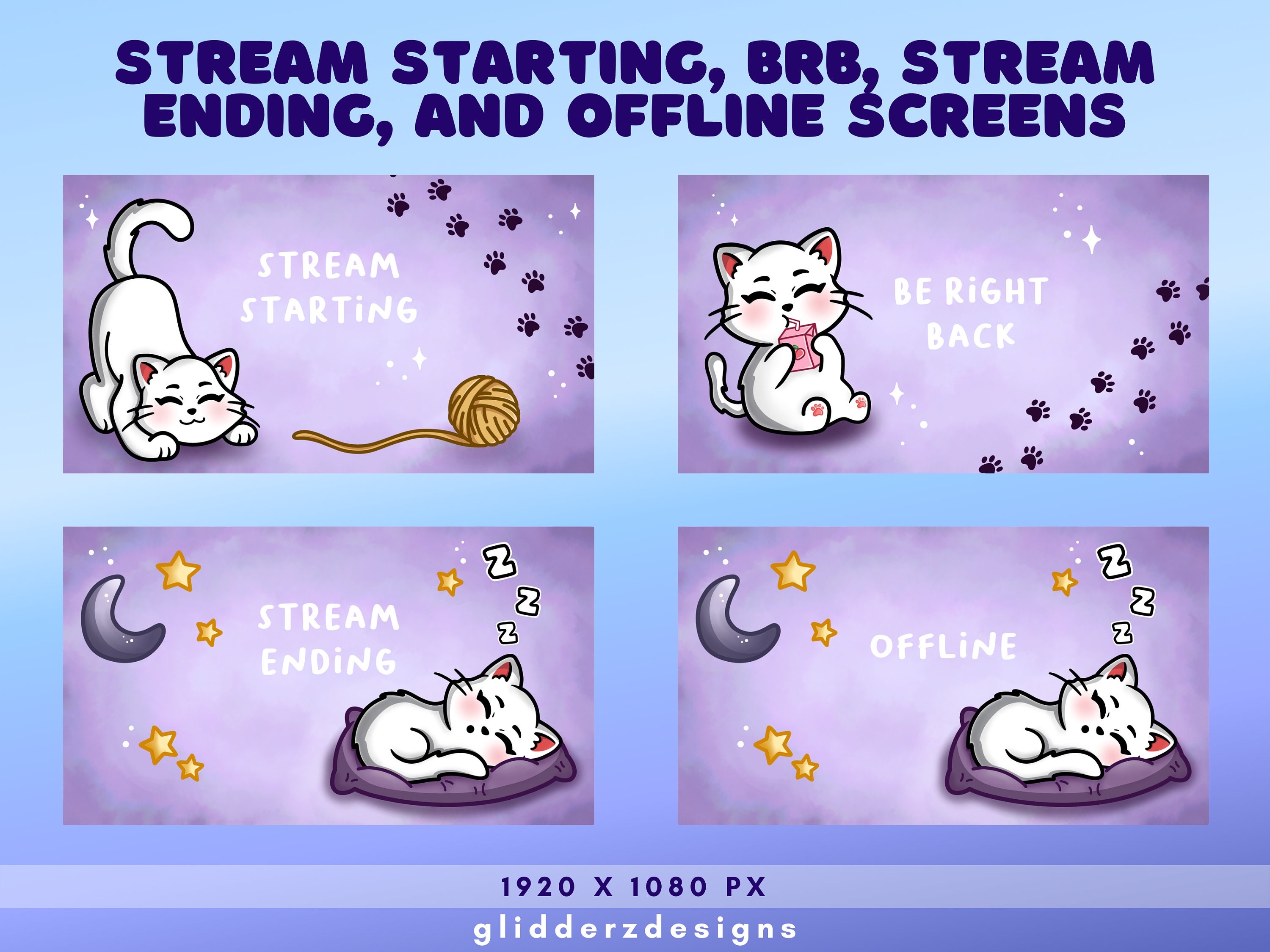 Animated Cat Overlay Twitch Cat Animated Twitch Overlay - Etsy Canada