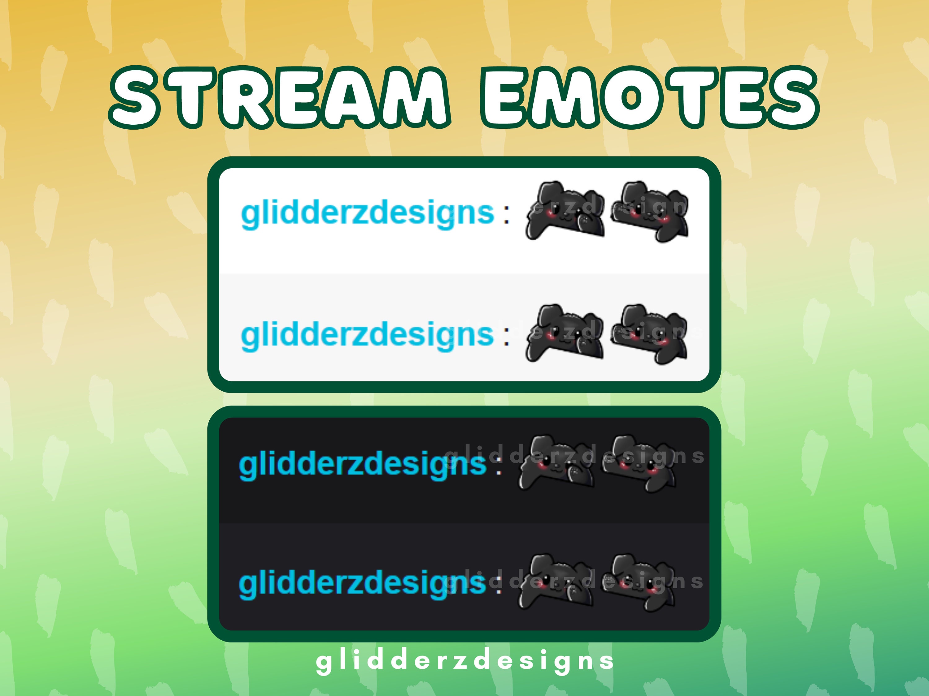 Black Dog Bongo Emote Animated Dog Bongo Animated Emote - Etsy