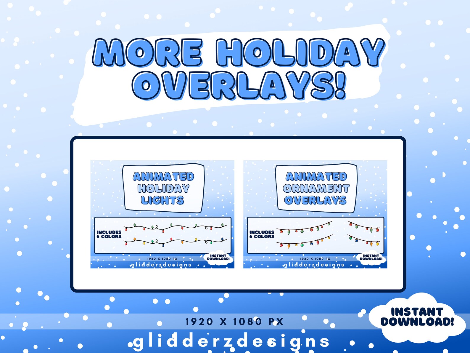 Winter Stream Overlays ANIMATED | Winter Snow Stream Decoration ...