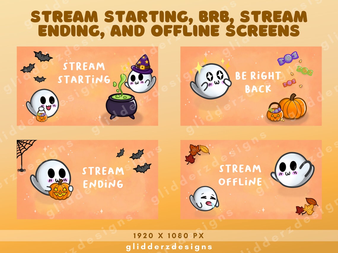 ULTIMATE Ghost Animated Twitch Package Ghost Stream Package - Etsy