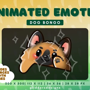 German Shepherd Bongo Animated Emote | German Shepherd Bongo Emote ...