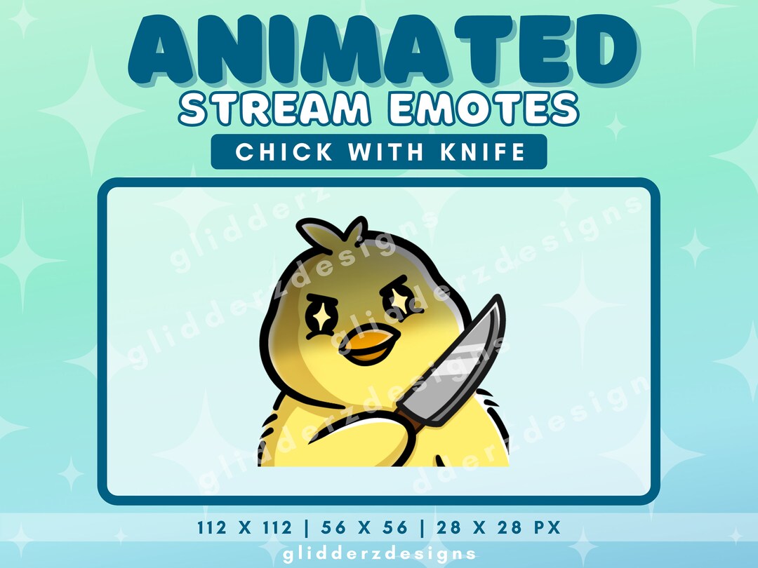 Messer Messer Animiertes Emote Twitch Messer Animiertes Emote Küken ...