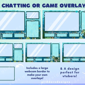 Turtle Twitch Overlay | Turtle Animated Stream Overlay | Ocean Twitch ...