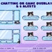 Animated Cat Twitch Overlay Package Twitch Cat Overlay Package Tuxedo ...