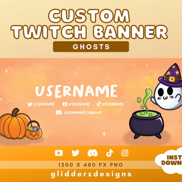 Twitch Banner Halloween - Etsy