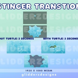 ULTIMATE Turtle Animated Twitch Package | Pond Stream Package Animated ...