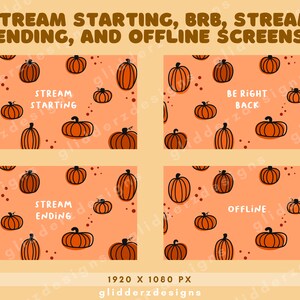 ANIMATED Pumpkin Overlays | Twitch Halloween Overlay | Jackolantern ...