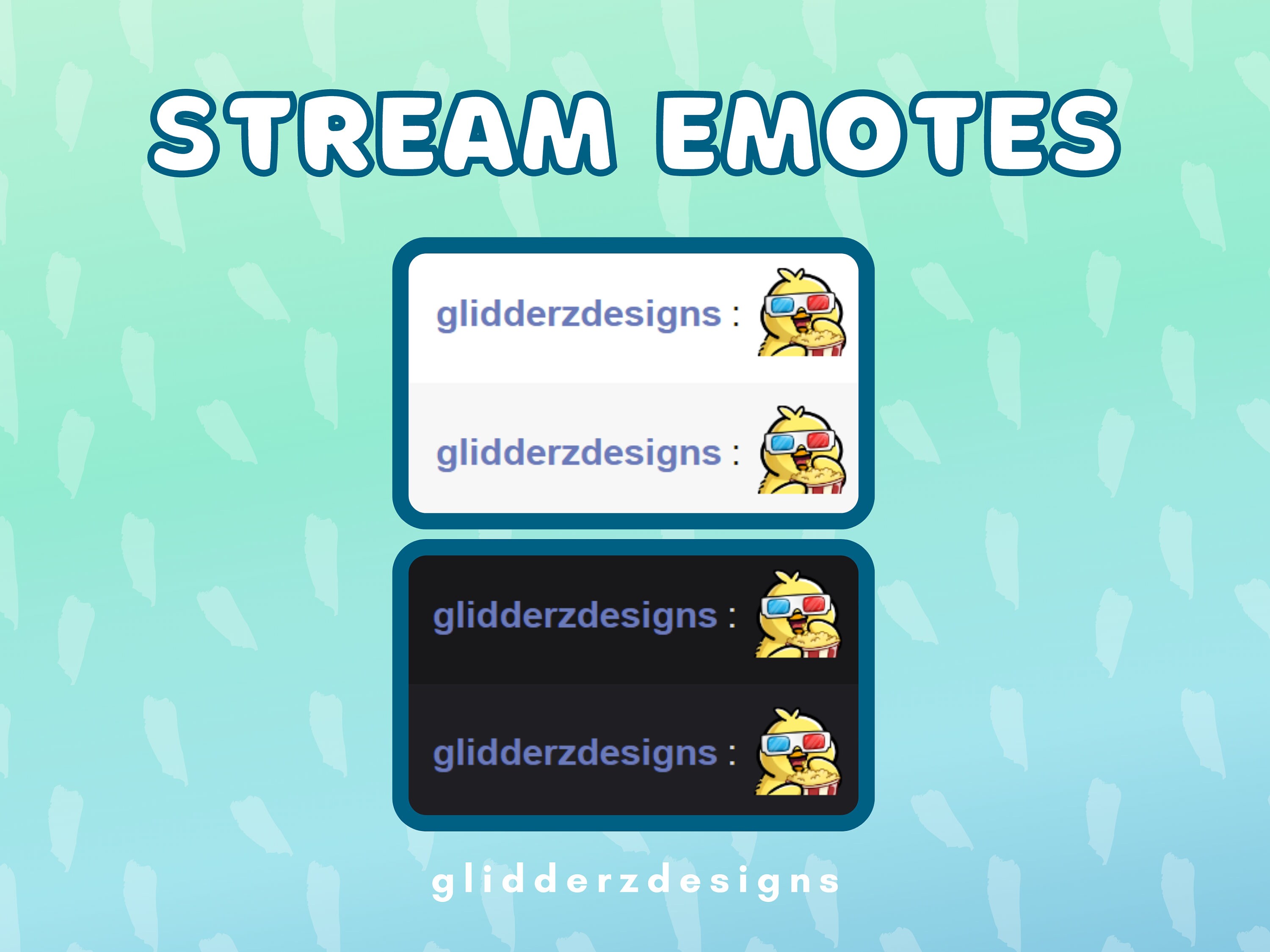 Chick Eating Popcorn Animated Emote | Chick Popcorn Animated Twitch ...