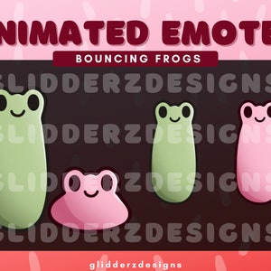 Frog Bounce Twitch | Frog Dance Animated Emote | Dancing Frog Animated Emote | Frog Bounce ...