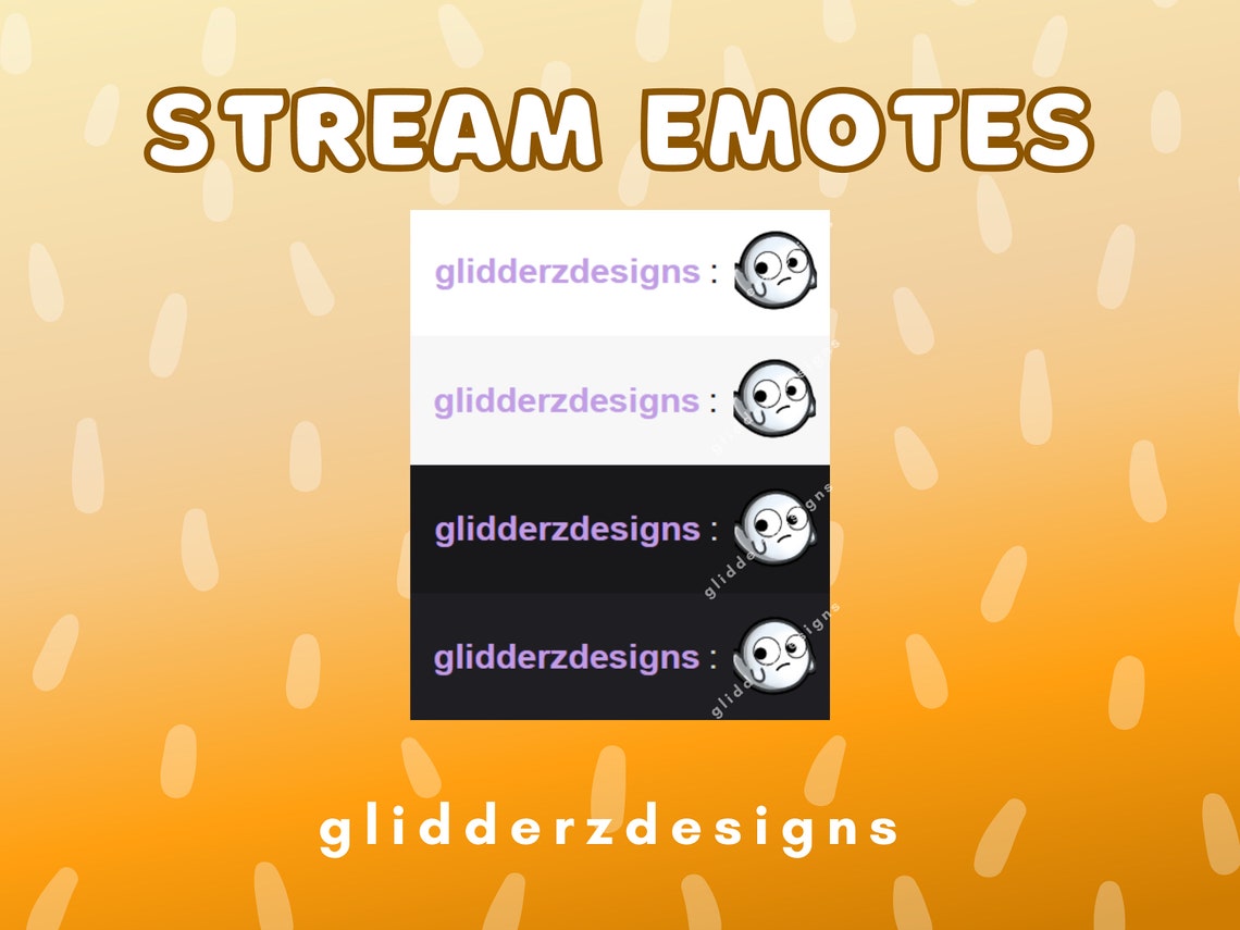 Side Eye Twitch Emote | Ghost Animated Emote | Side Eye Animated Twitch ...