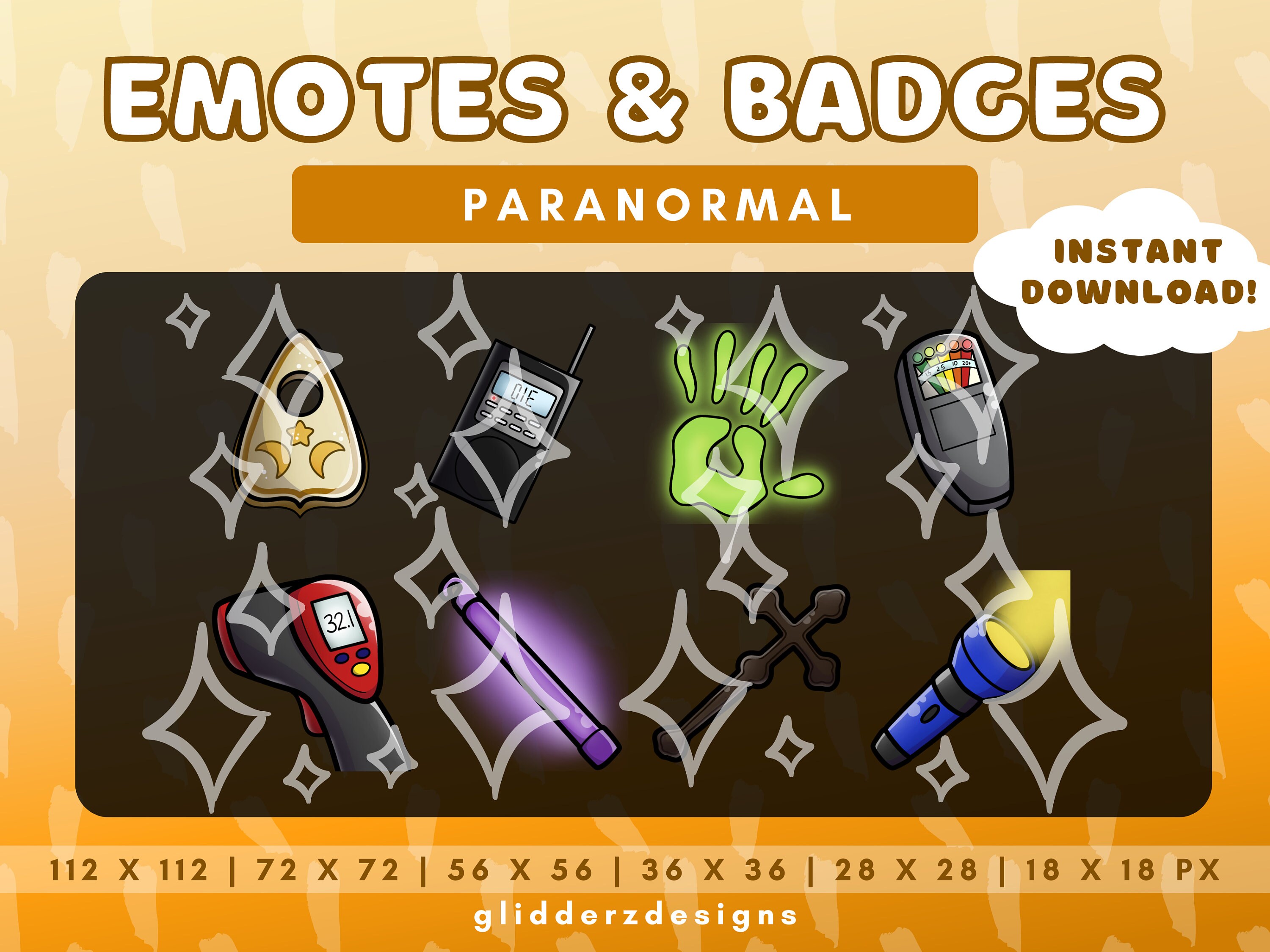 Paranormal Twitch Emotes Phasmophobia Emotes Twitch Ghost - Etsy