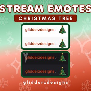Christmas Tree Emote | Christmas Twitch Emote | Winter Twitch Emote ...