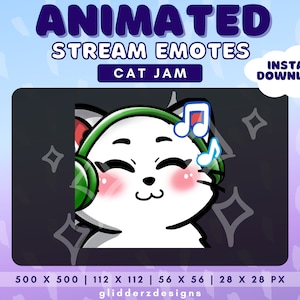 Cat Jam Twitch Emote Animated | Cat Jam Animated Emote | Cat Animated ...