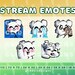 White Dog Emote Jumbo Pack 1 | 20 White Dog Twitch Emotes | Cute Puppy ...