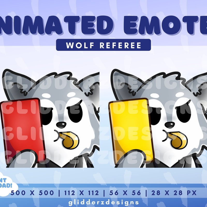 Red Wolf Emotes Animated - Etsy