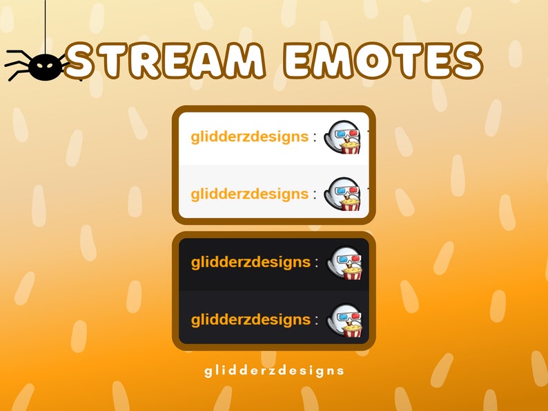 Ghost Eating Popcorn ANIMATED Emote Twitch | Popcorn Emote Animated ...